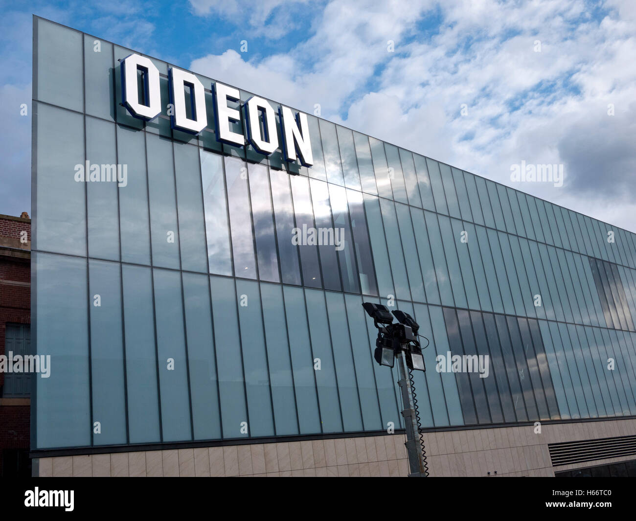 The new cinema the Odeon in Oldham Town centre, Greater Manchester ...