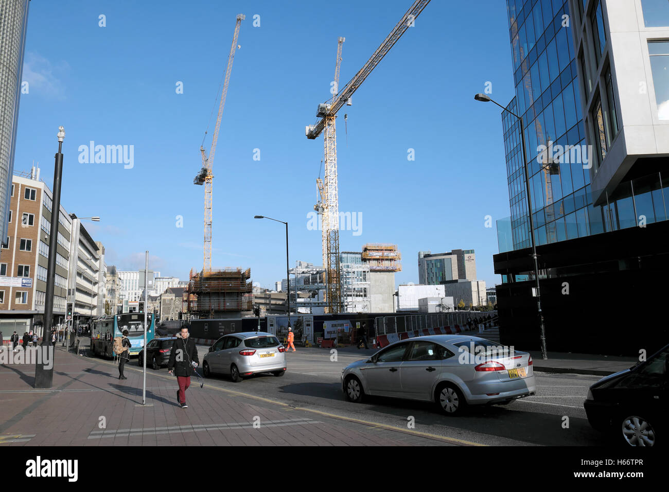 Cardiff central square hi-res stock photography and images - Alamy