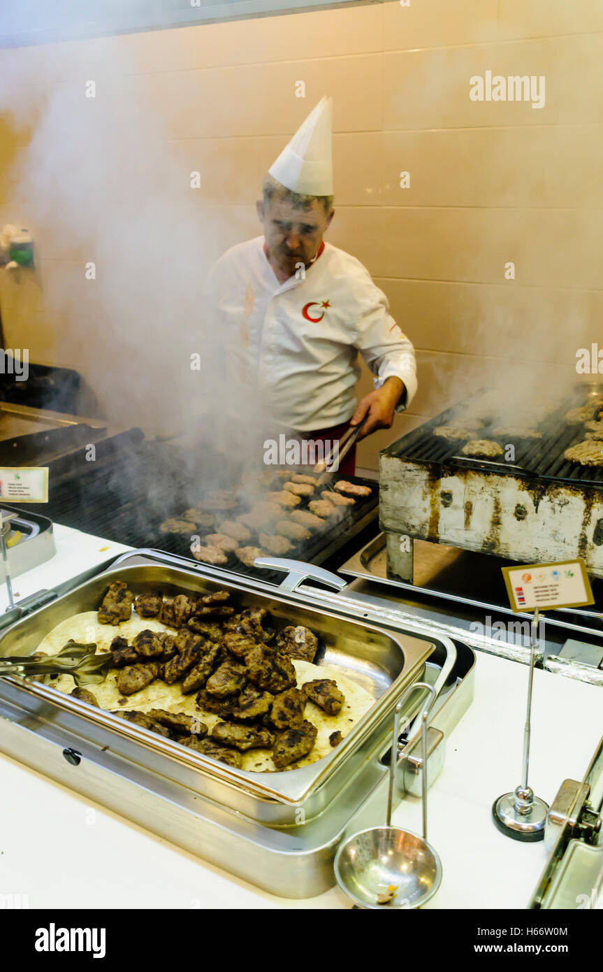 Cooking lamb koftas hi-res stock photography and images - Alamy