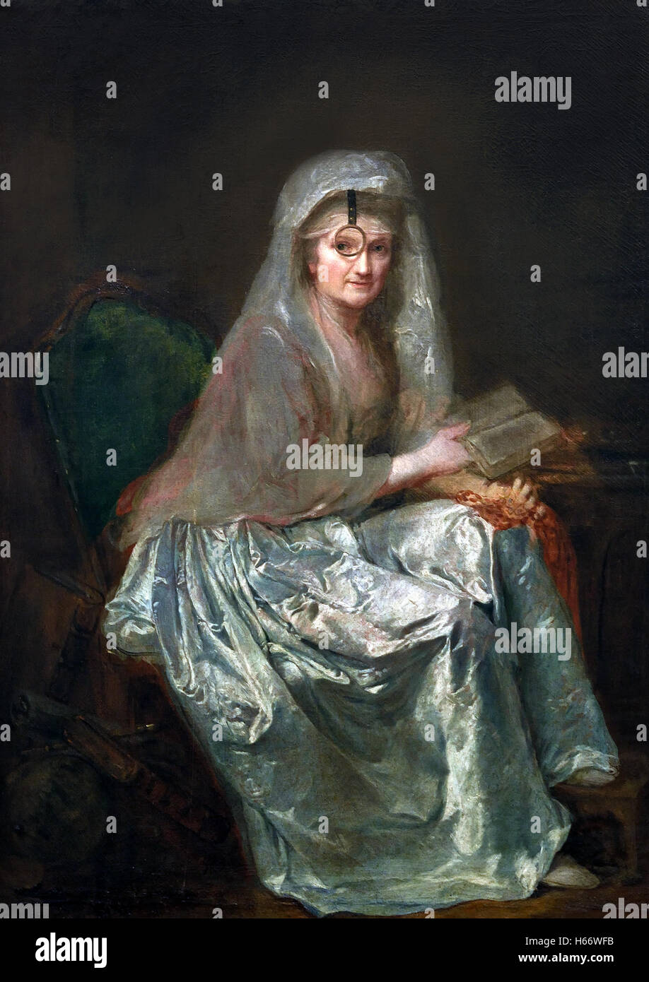 Self portrait 1782 anna dorothea therbusch hi-res stock photography and ...