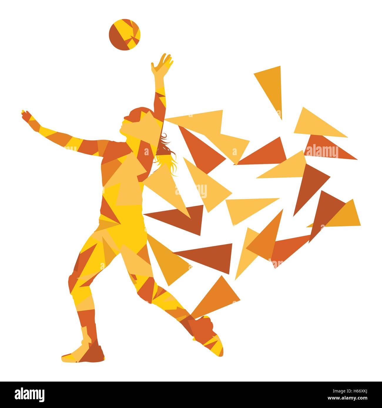 Volleyball Dig Clipart