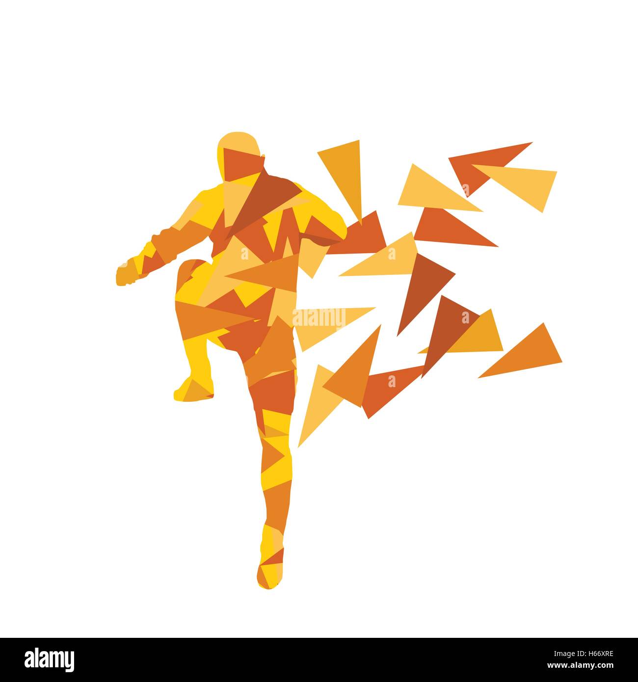 Man stretching exercise fitness warm up vector background abstract ...