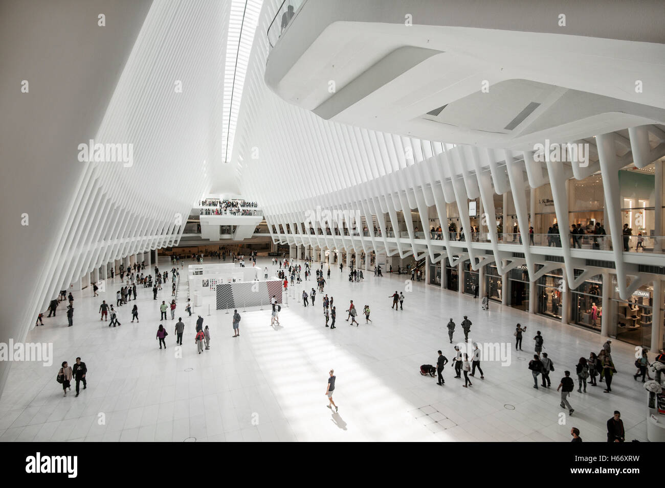 The Oculus World Trade Center Transportation Hub designed by architect ...