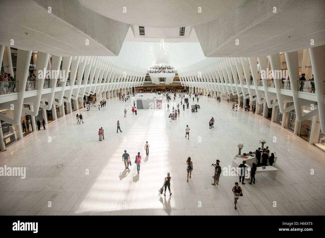 The Oculus World Trade Center Transportation Hub designed by architect ...