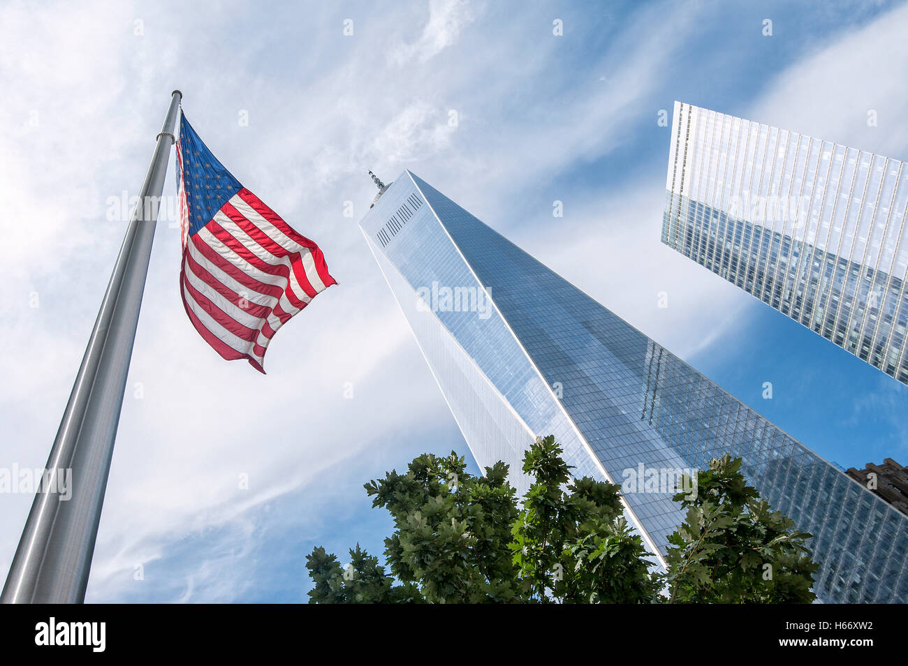 World trade center flag hi-res stock photography and images - Alamy