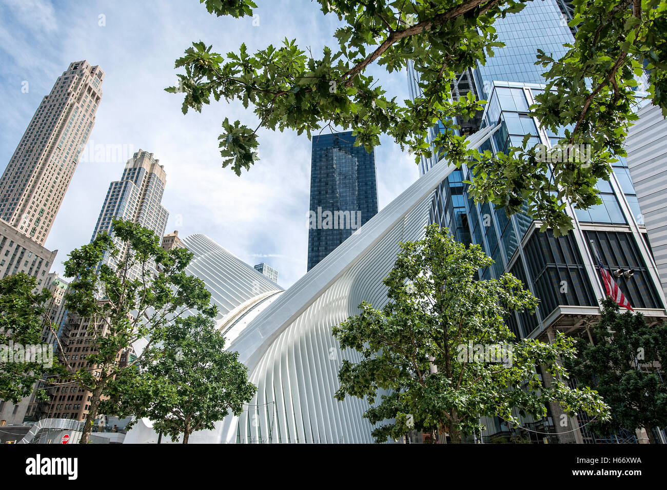 The Oculus World Trade Center Transportation Hub designed by architect ...
