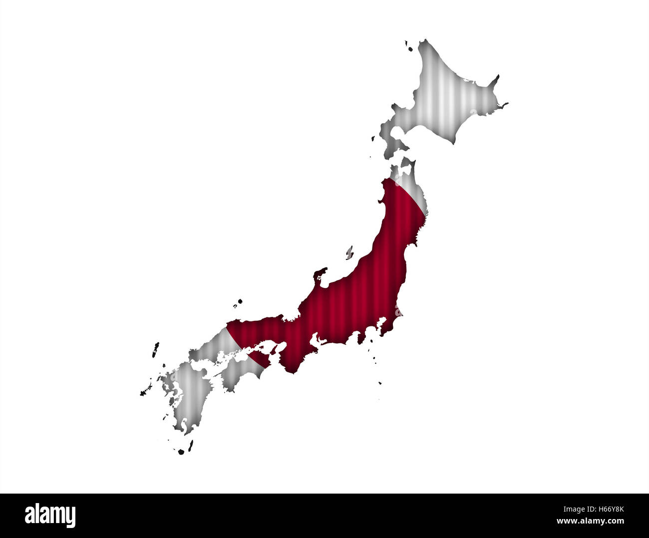 Japan flag outline hi-res stock photography and images - Alamy
