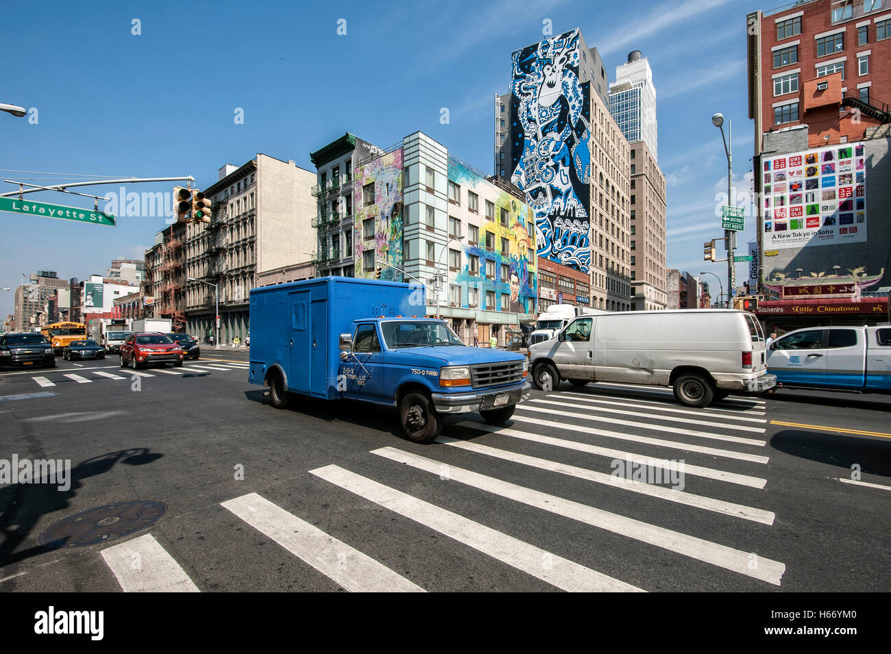 Lafayette street new york city hi-res stock photography and images - Alamy