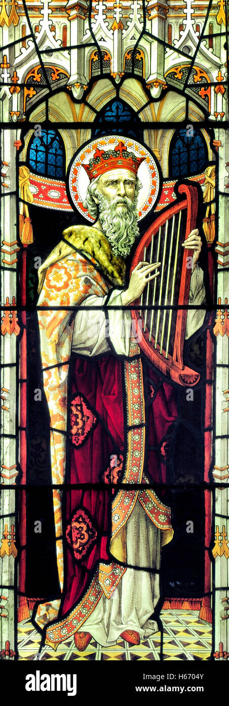 King david with harp hi-res stock photography and images - Alamy