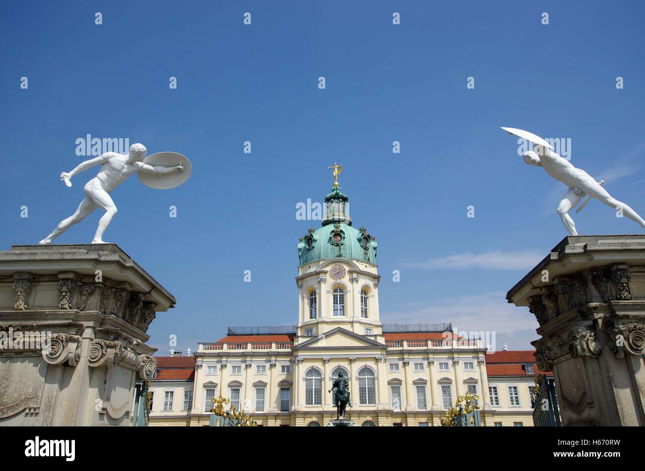 Berlin, Germany: Charlottenburg royal castle Stock Photo - Alamy