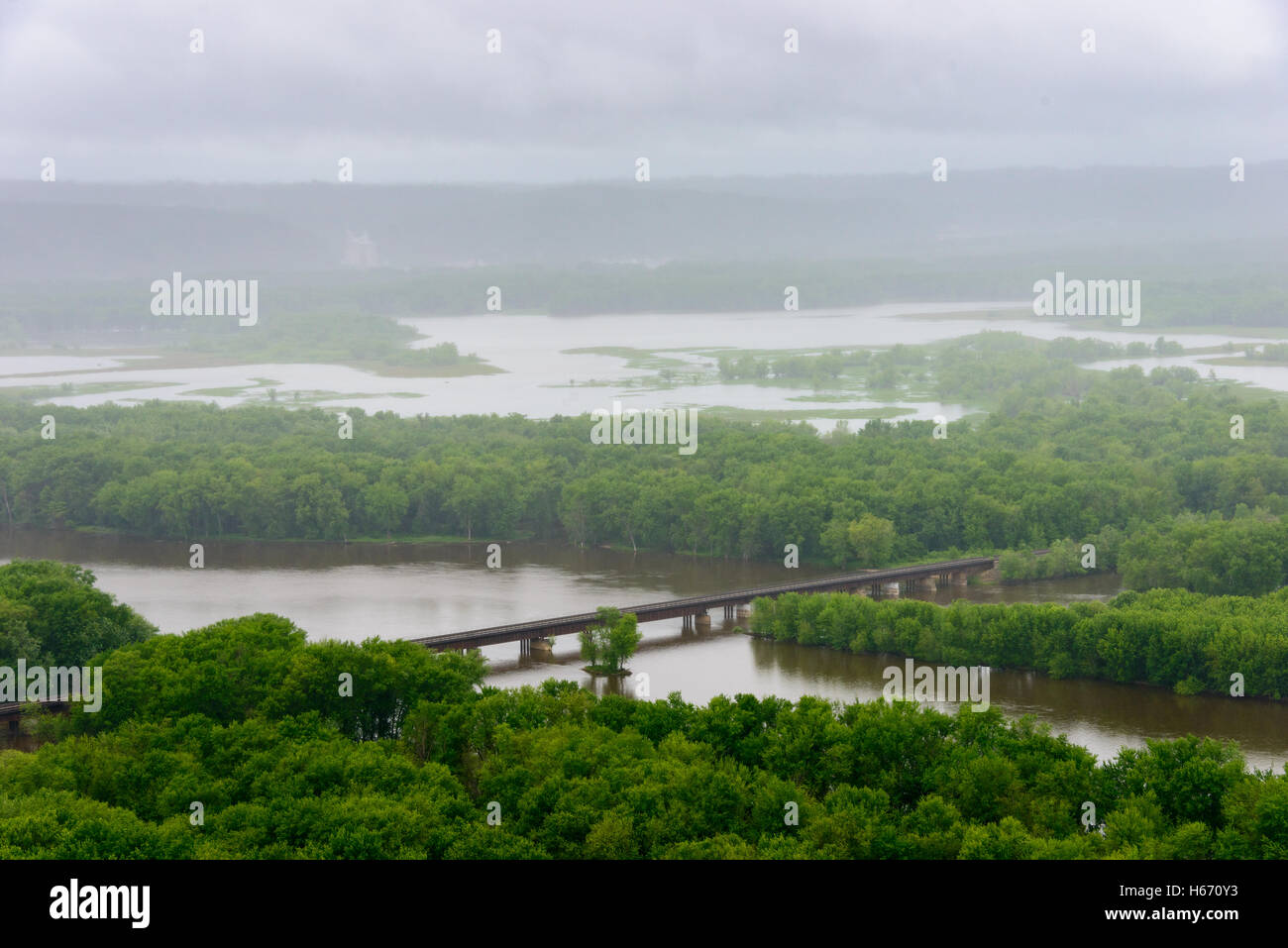 Wyalusing State Park Stock Photo - Alamy