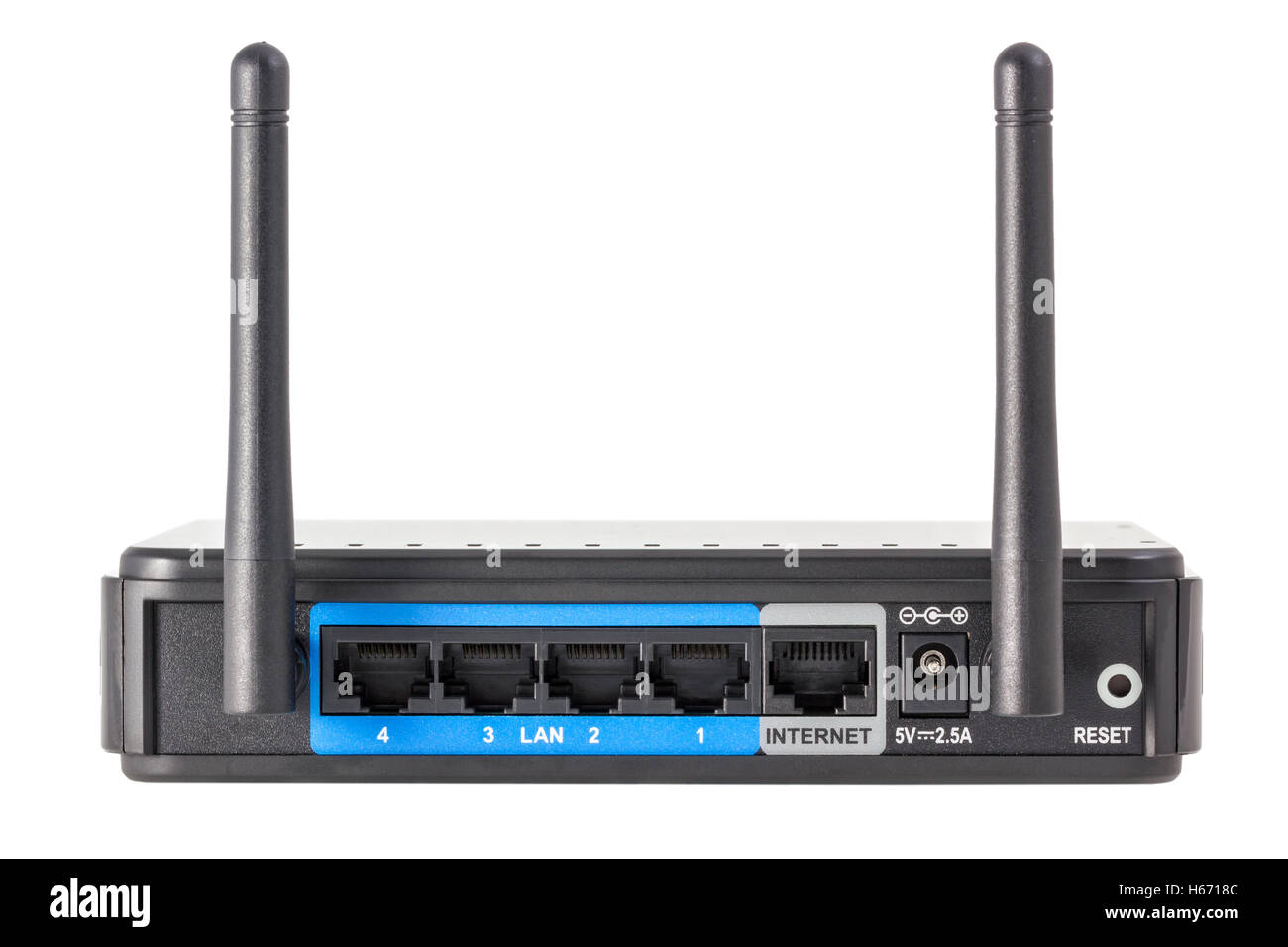 Electronic collection - black wireless internet network wi-fi router ...