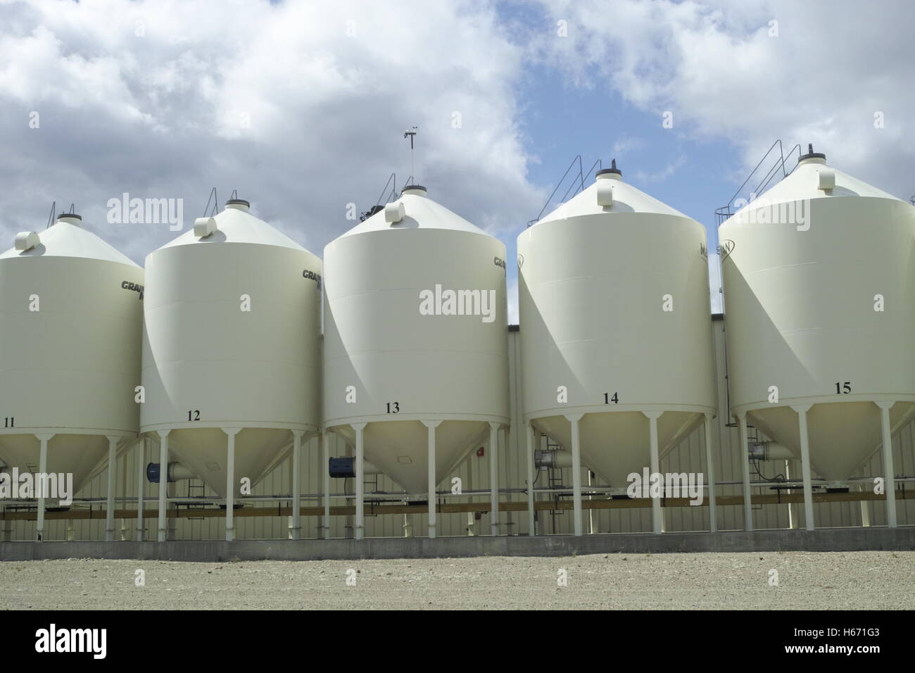 Grain bin storage silo hi-res stock photography and images - Alamy
