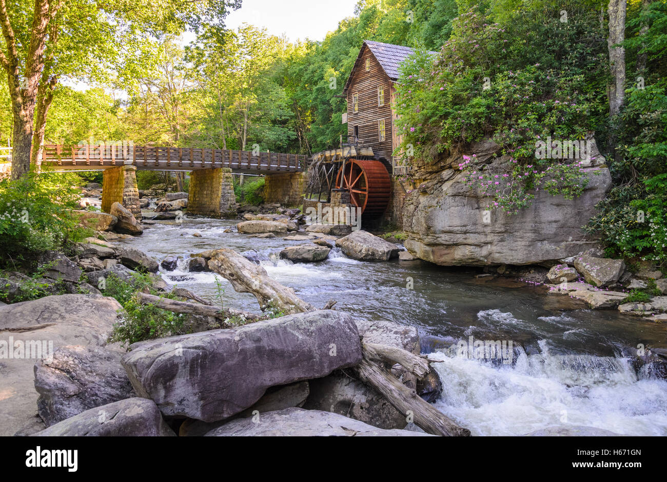 Babcock State Park Stock Photo - Alamy