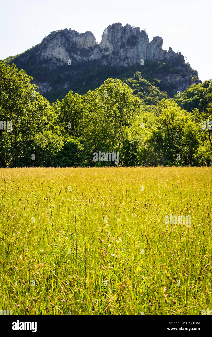 Climbing west virginia seneca rocks hi-res stock photography and images ...