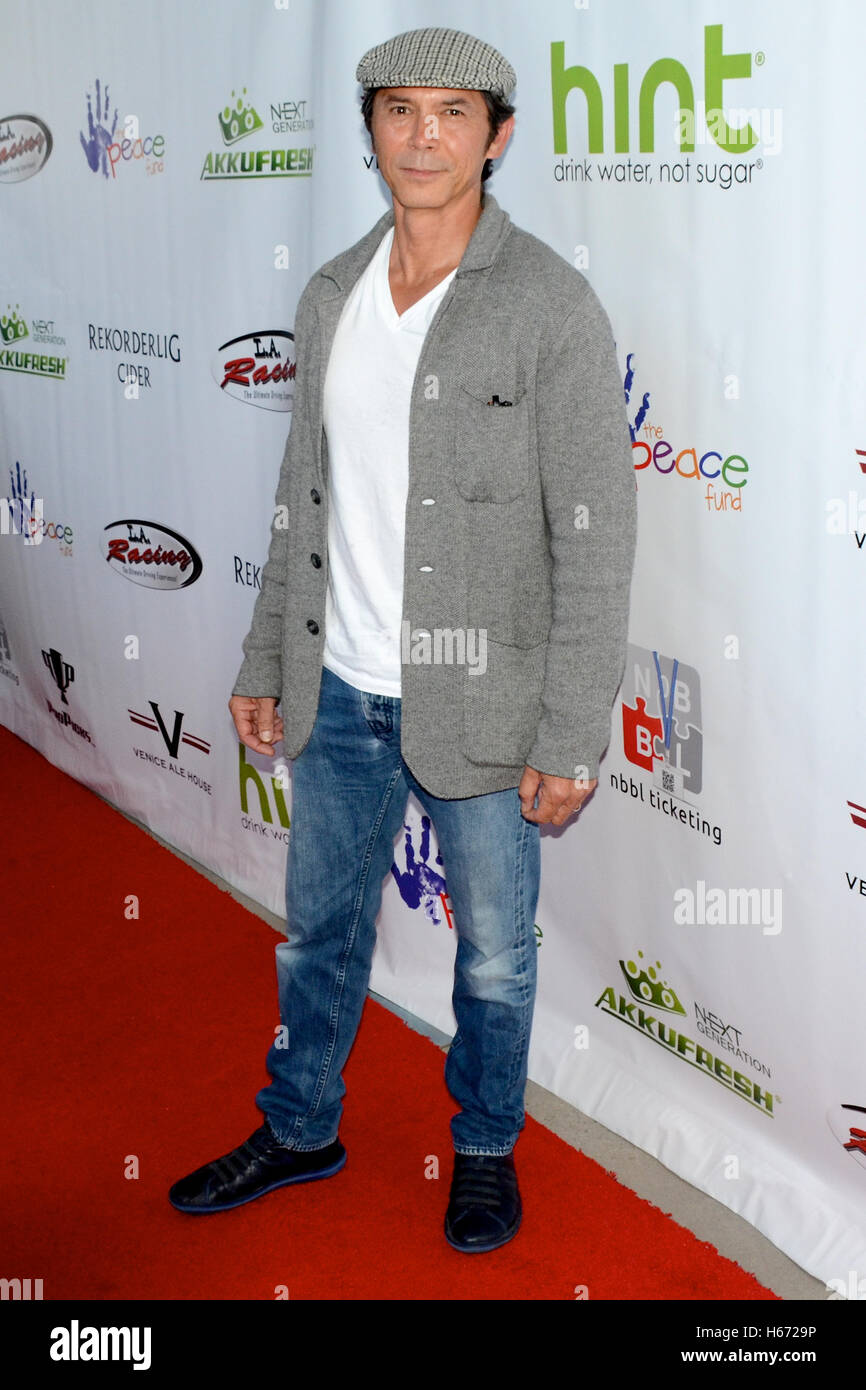 Actor Lou Diamond Phillips arrives at the Peace Fund's 2nd Annual ...