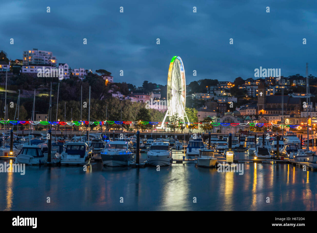 Image sequence depicting the beautiful seaside town of Torquay by day ...