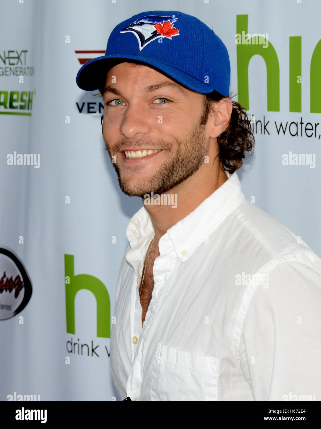 Kyle Schmid arrives at the Peace Fund's 2nd Annual Celebrity Poker ...