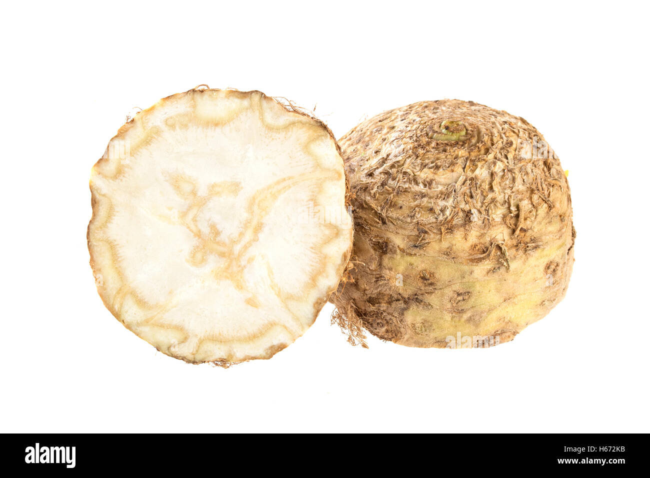 Celery root isolated on a white background, with clipping path Stock ...