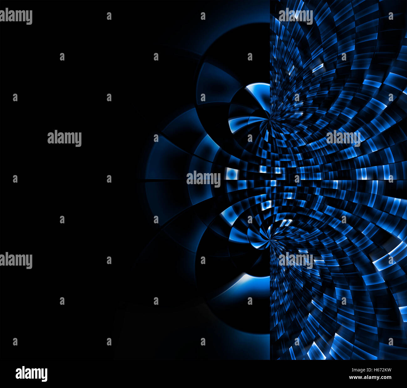 Tech background with some spiral effect Stock Photo - Alamy