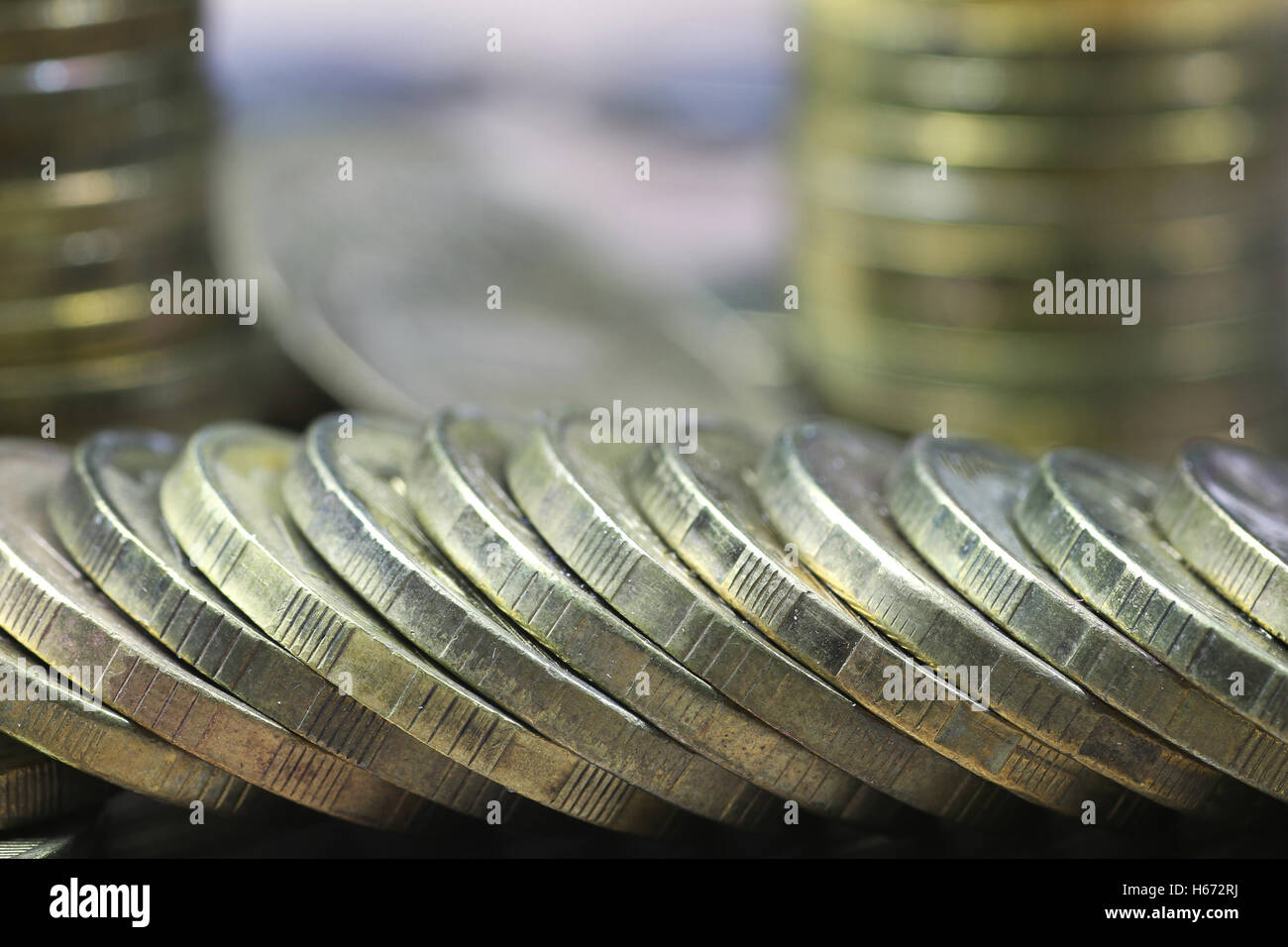 stack of coins Stock Photo - Alamy