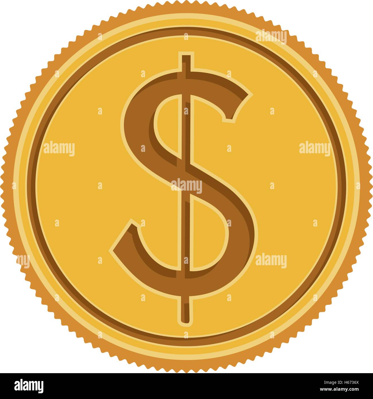 money coin icon Stock Vector Image & Art - Alamy