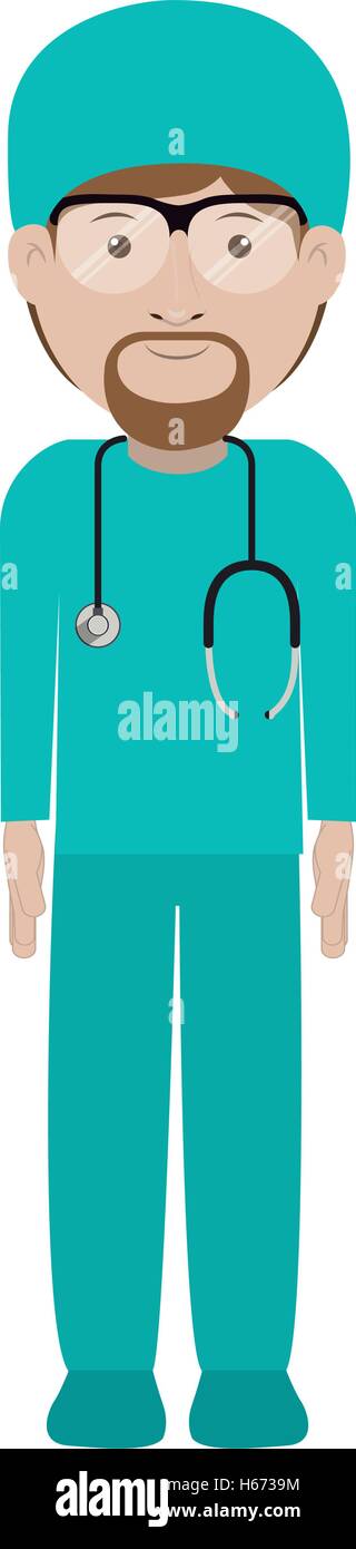 avatar man doctor Stock Vector Image & Art - Alamy