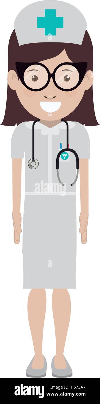 avatar woman medical nurse Stock Vector Image & Art - Alamy
