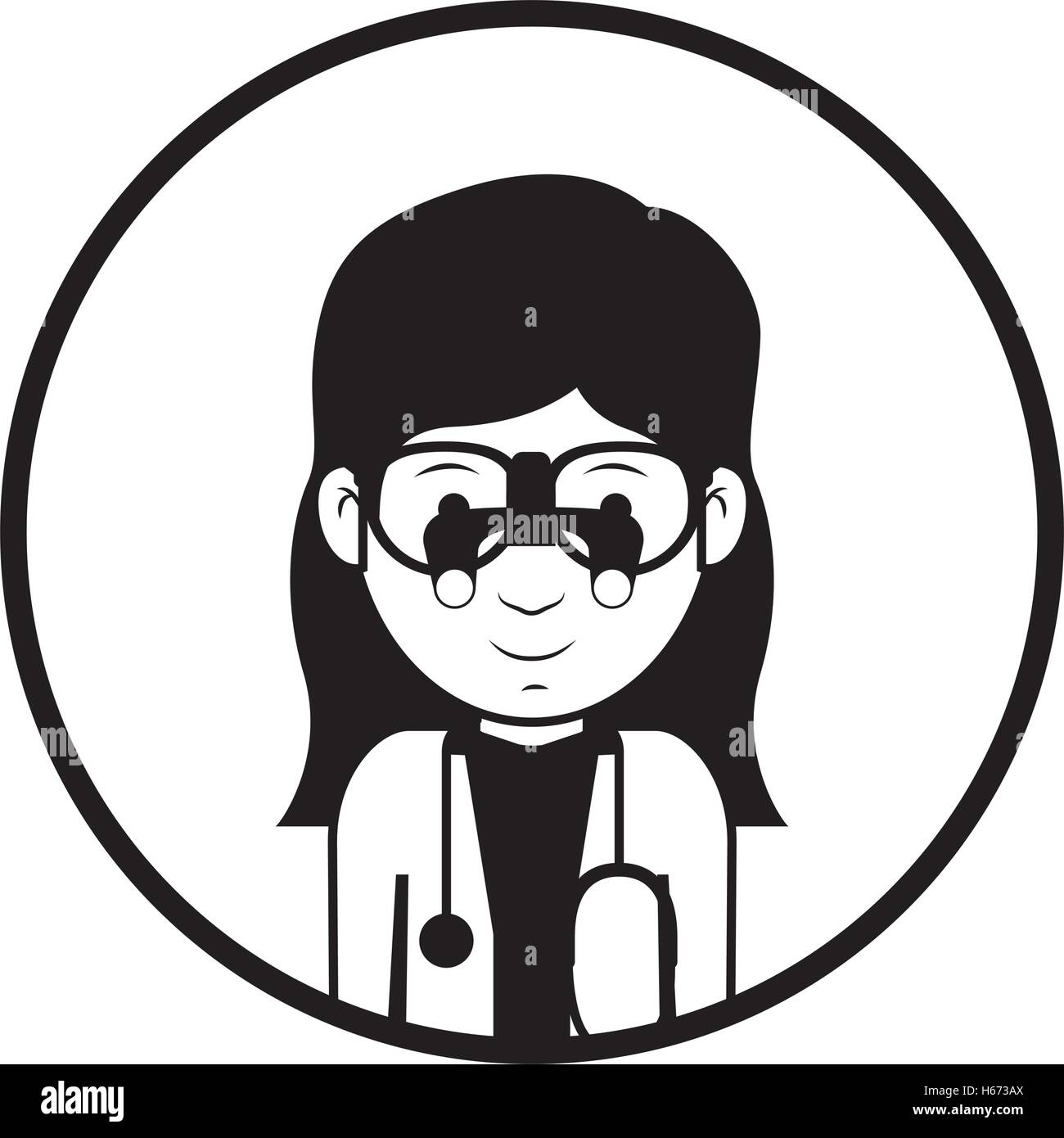 avatar woman medical doctor Stock Vector Image & Art - Alamy