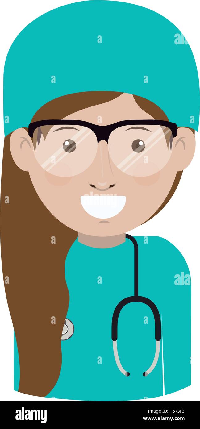 avatar woman doctor Stock Vector Image & Art - Alamy