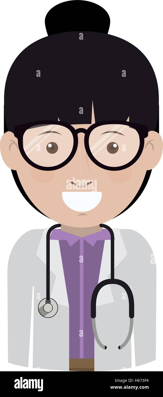 avatar woman medical doctor Stock Vector Image & Art - Alamy