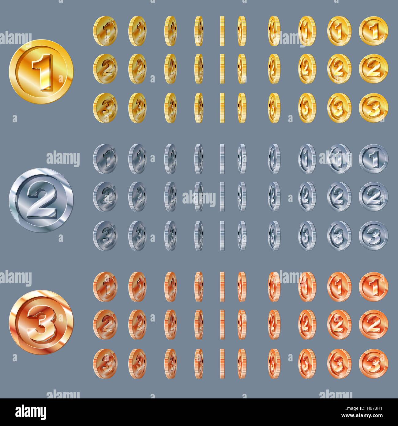 Cartoon Rotation animation Stock Vector Image & Art - Alamy