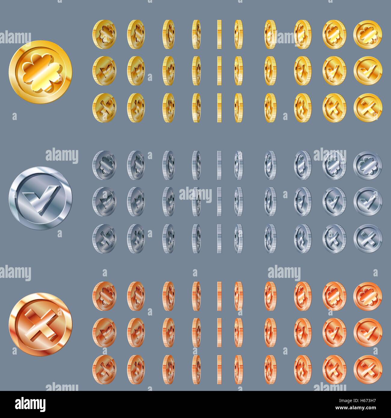 Cartoon Rotation animation Stock Vector Image & Art - Alamy