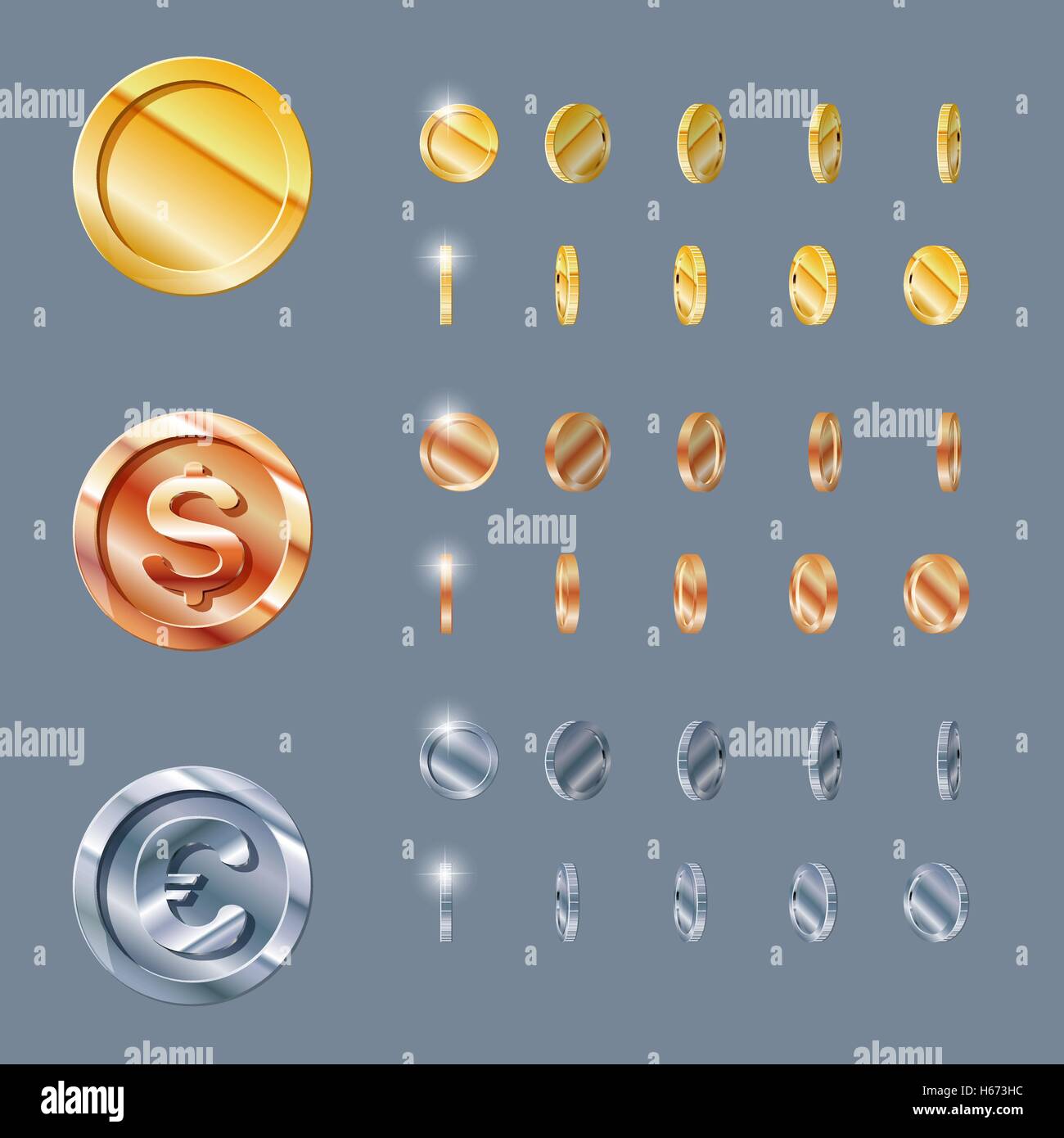 Cartoon Rotation animation Stock Vector Image & Art - Alamy