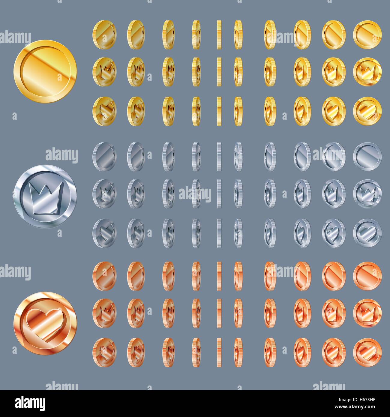 Cartoon Rotation animation Stock Vector Image & Art - Alamy