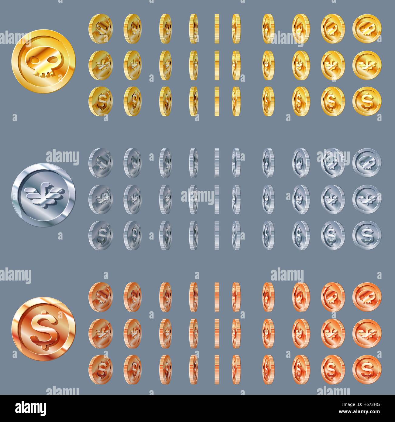 Cartoon Rotation animation Stock Vector Image & Art - Alamy