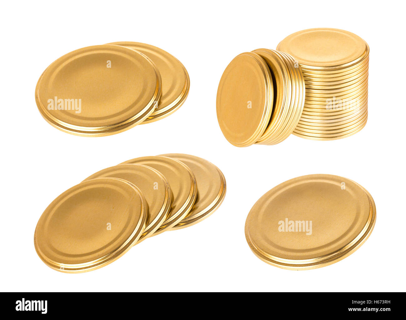 Metal lid for conservation Stock Photo - Alamy