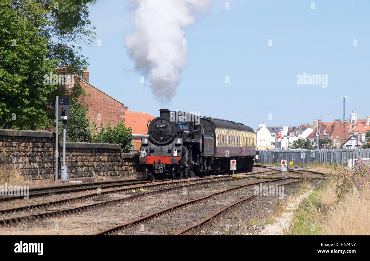 Steam Train at the Station, Whitby Stock Photo - Alamy