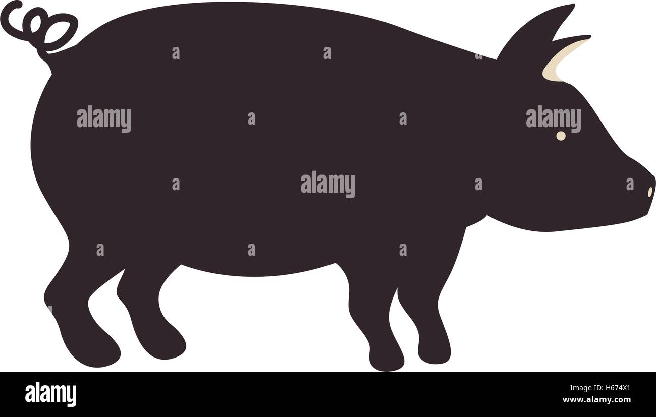 pig animal icon Stock Vector Image & Art - Alamy