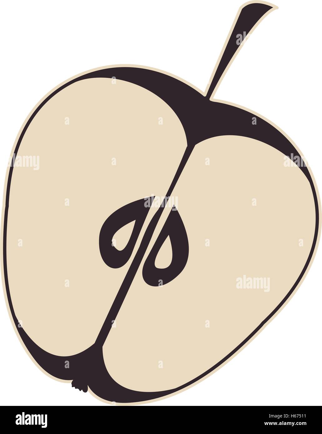 apple fruit food Stock Vector Image & Art - Alamy