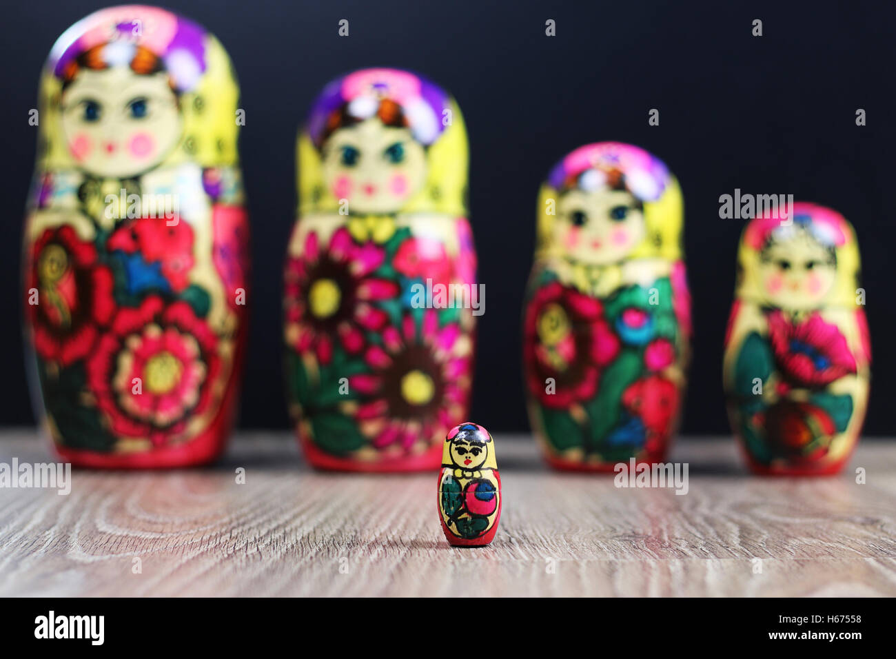 matryoshka different patterns Stock Photo - Alamy
