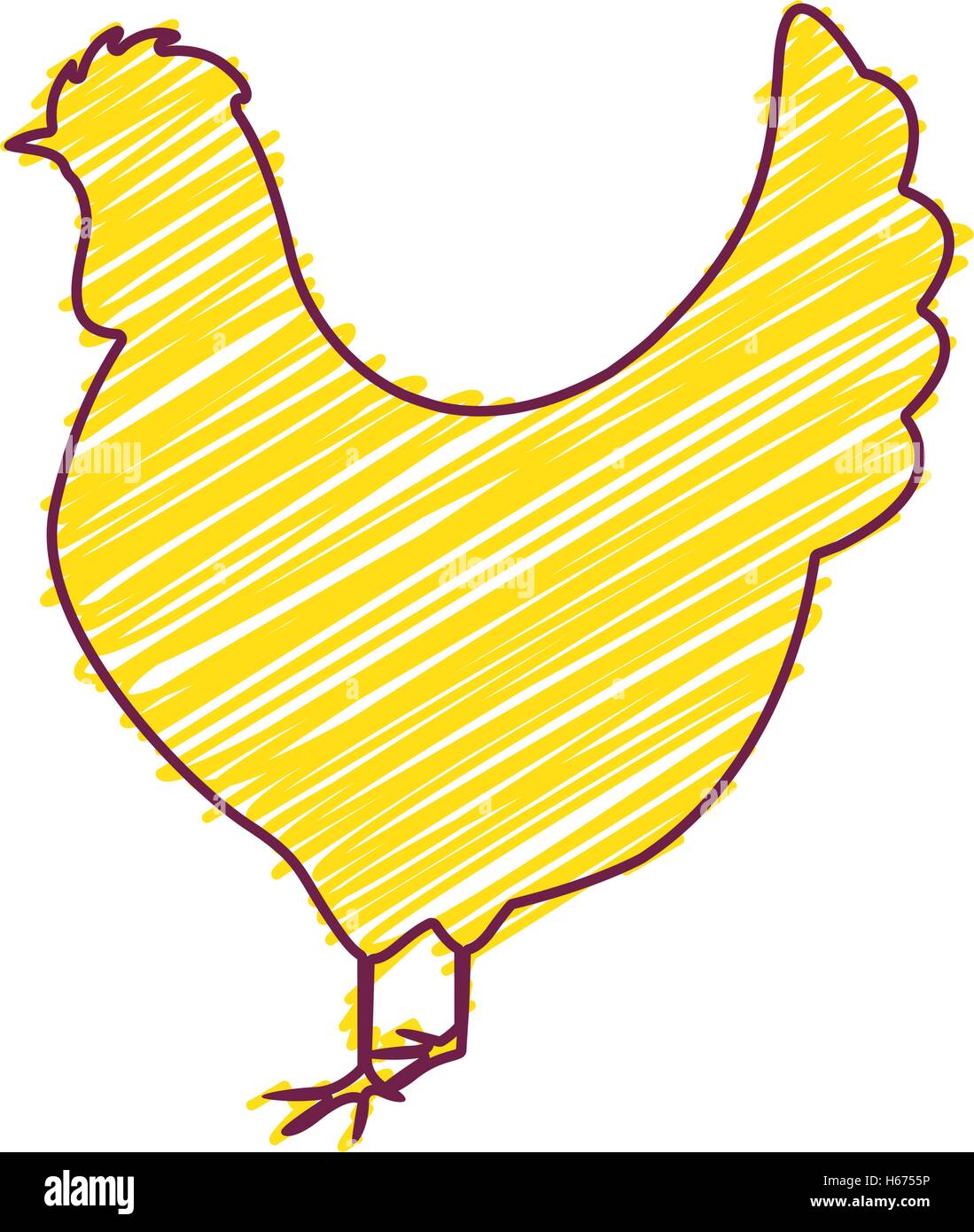 chicken animal icon Stock Vector Image & Art - Alamy