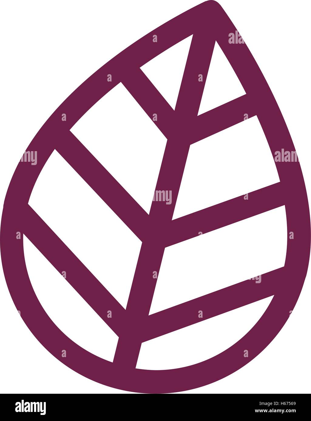 purple leaf icon Stock Vector Image & Art - Alamy