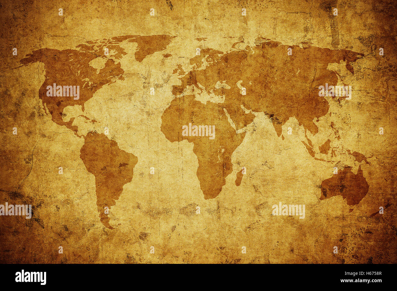 Aged map hi-res stock photography and images - Alamy