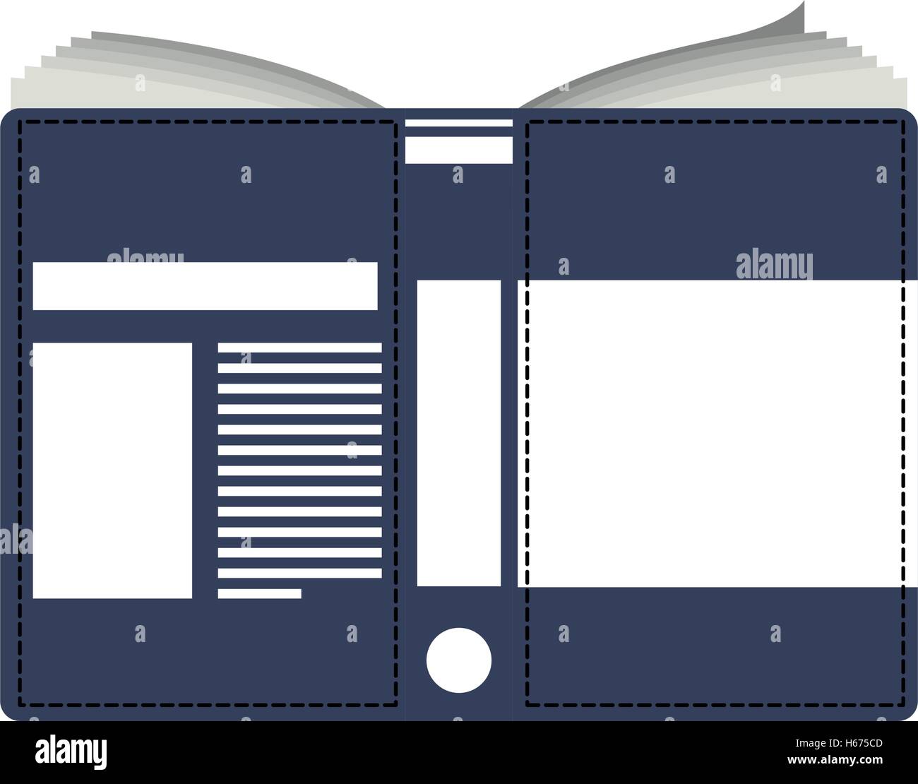 document binder icon Stock Vector Image & Art - Alamy