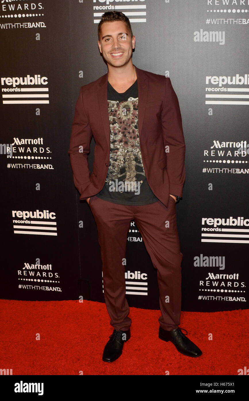 Shawn Hook arrives at the Republic Records Private Post-VMA Celebration ...