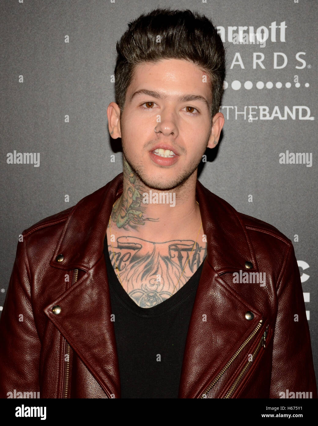 Travis Mills arrives at the Republic Records Private Post-VMA ...