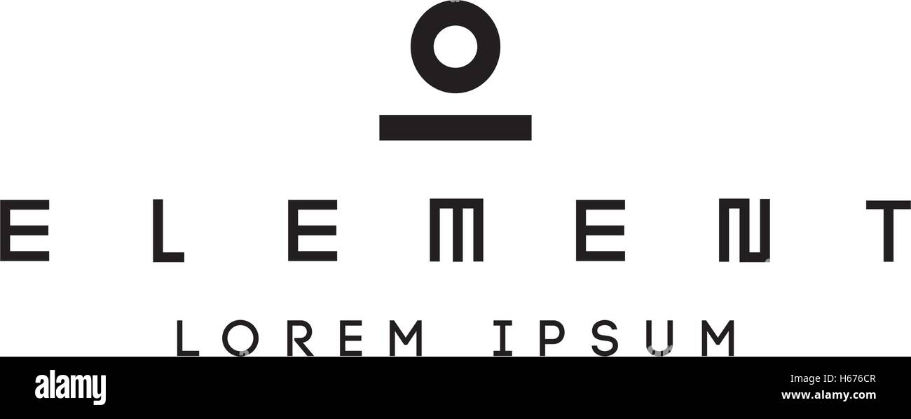 Element Logo Concept Design Stock Vector Image & Art - Alamy