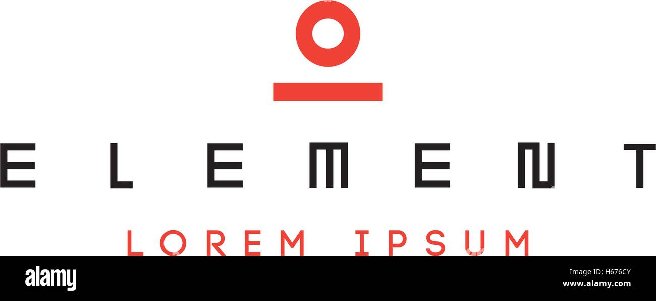 Element Logo Concept Design Stock Vector Image & Art - Alamy