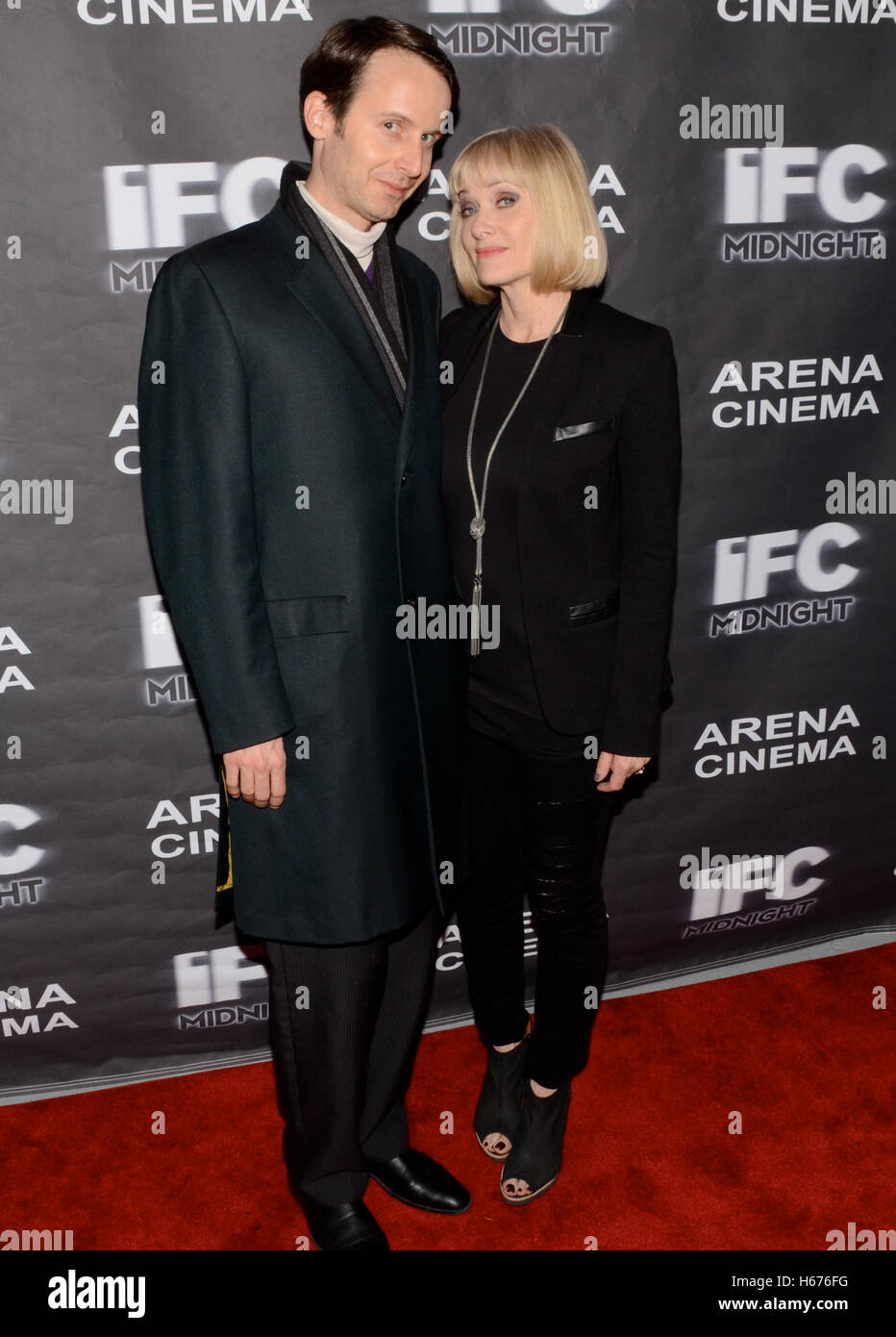 Jesse Merlin and Barbara Crampton attend the Los Angeles Premiere of ...